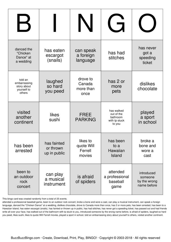 Printable Bingo Cards Activity Connection Printable Bingo Cards